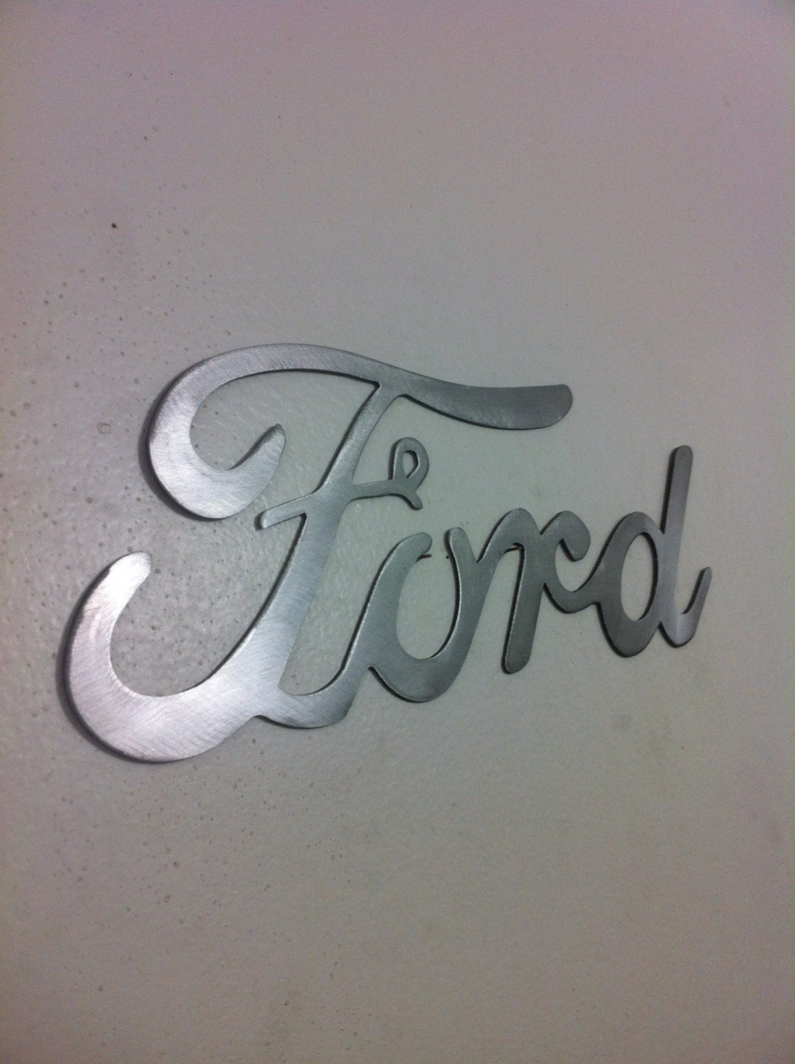 Ford Cursive Metal wall art sign