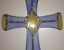 Unique stained glass cross related items | Etsy