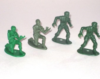 Vintage 1960s toy army men | Etsy