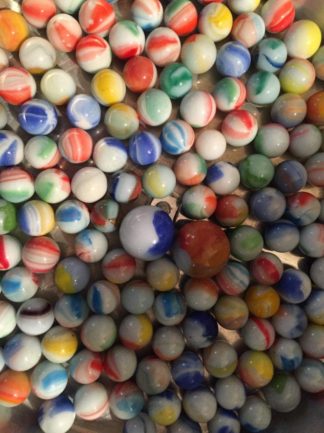 Vintage 1950s Marbles by Fateandfortune on Etsy