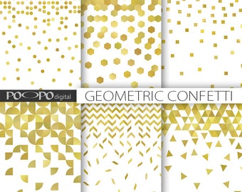 Graphic design digital papers by POandPOdigital on Etsy