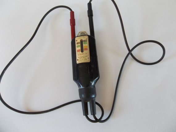 Vintage Wigginton Voltage Tester DC Polarity by BabisTreasures