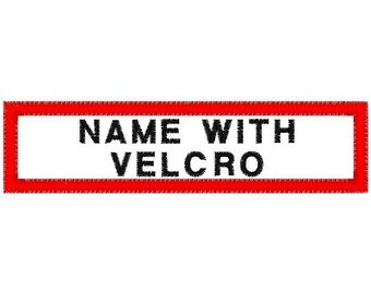 Velcro name patch | Etsy