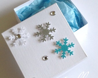 Snowflake gift box | Etsy