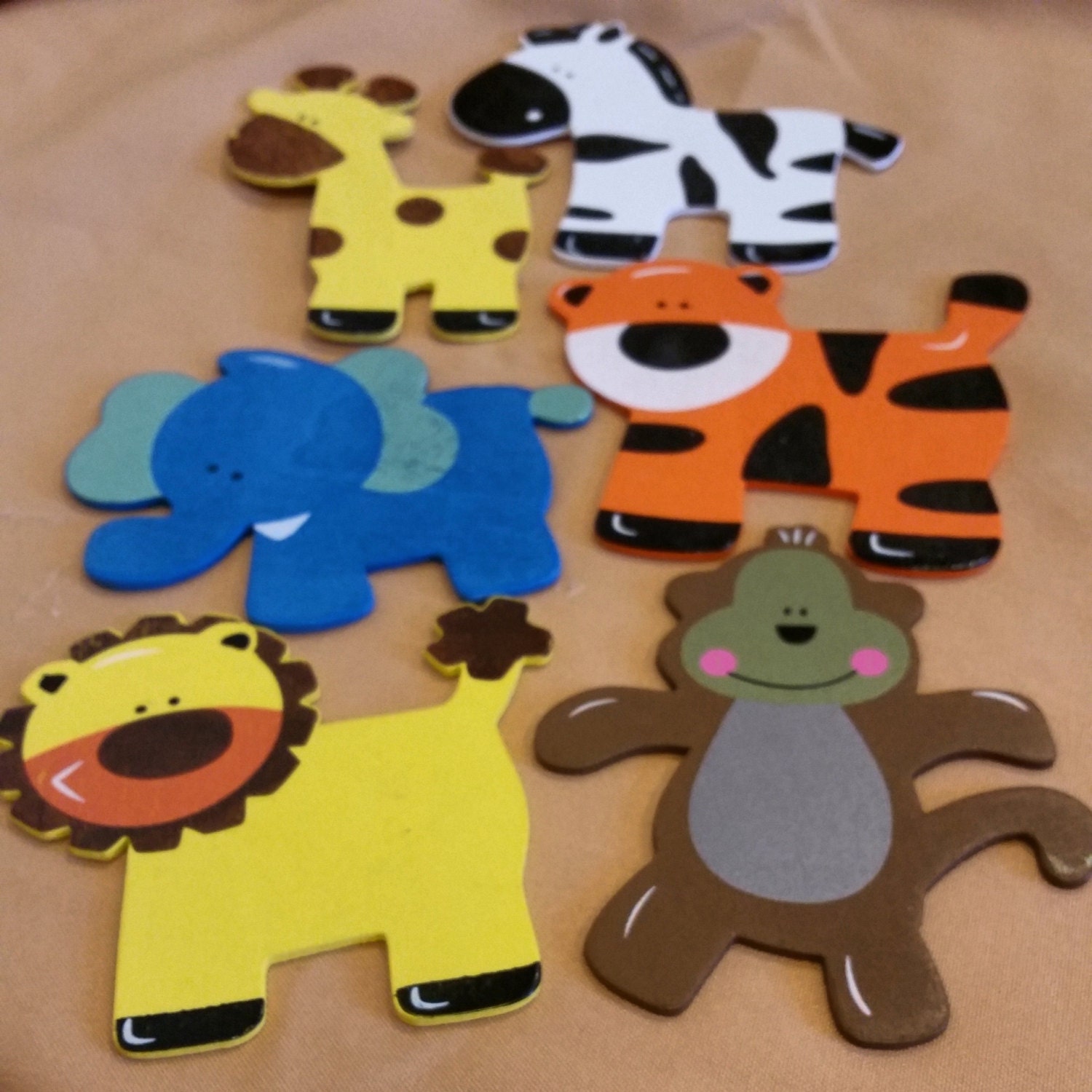 Wood shape safari animals safari animals jungle wooden