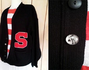 Letterman cardigan | Etsy