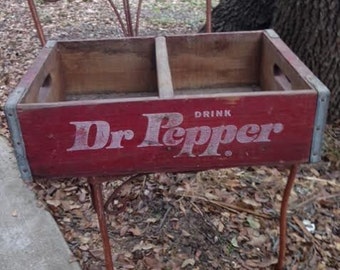 vintage wood Dr. Pepper Crates