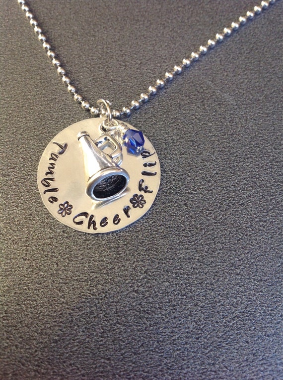 Personalized Cheer Necklace Cheer Mom by 3sisterscollections