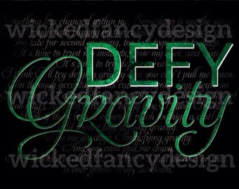 Popular items for defy gravity on Etsy