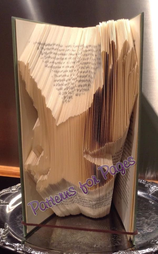Book folding pattern for an EAGLE
