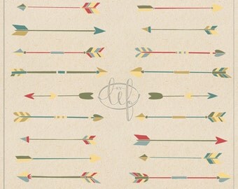 Popular items for tribal arrow clipart on Etsy