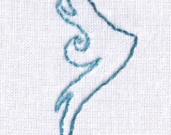 Flourish embroidery | Etsy