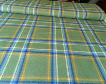 Popular items for plaid wool fabric on Etsy