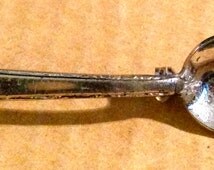 Unique silver spoon brooch related items | Etsy