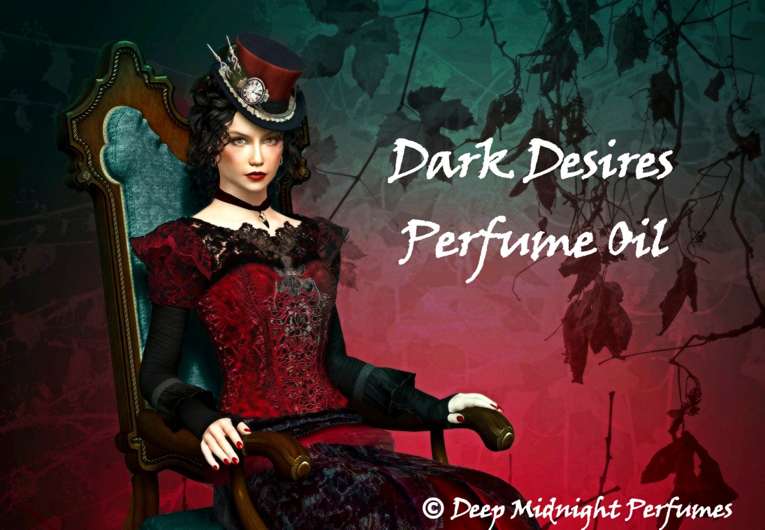 DARK DESIRES Perfume Oil Dark musky by DeepMidnightPerfumes