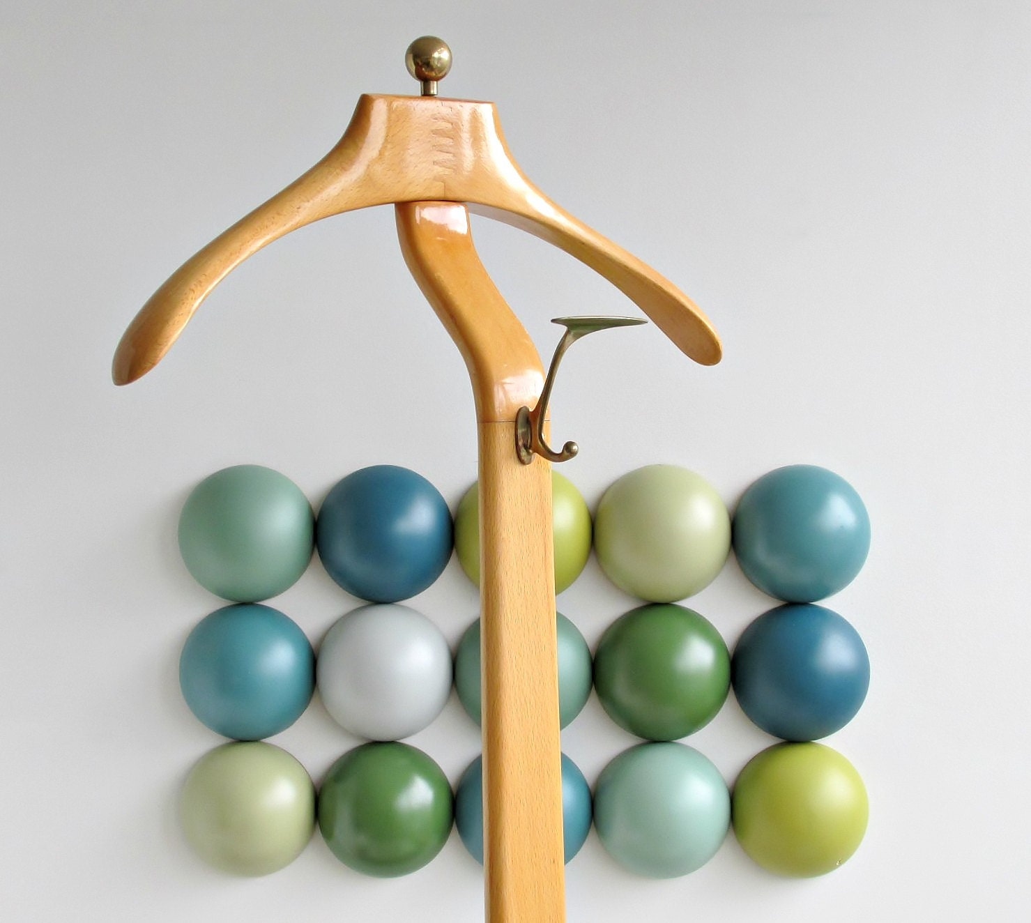 Mid Century Modern Men’s Wood Clothes Butler Valet Stand / Fratelli ...