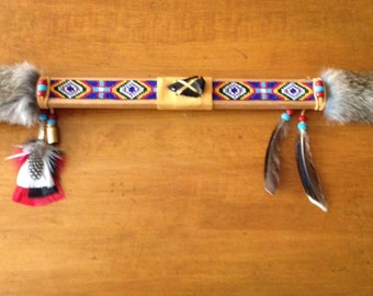 Indian peace pipe | Etsy