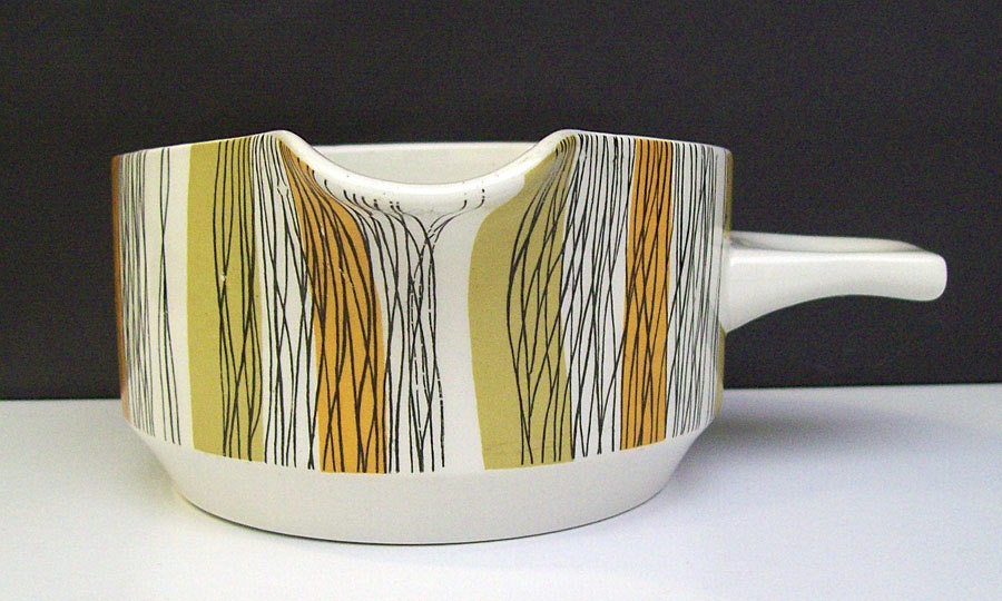 Vintage 1960’s Midwinter Pottery SIENNA Pattern Gravy or Sauce Boat ...