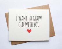 Popular items for grow old with you on Etsy