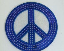 Popular items for peace sign patch on Etsy