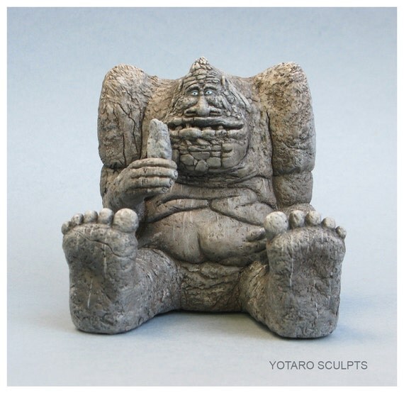 rockbiter The NeverEnding Story falkor atreyu sculpture clay