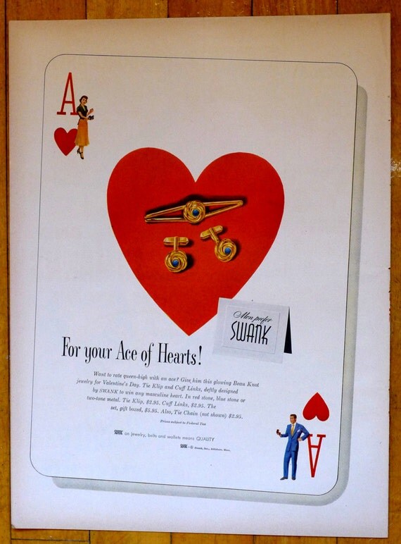 Items similar to Swank Jewelry Magazine Ad - Feb. 5, 1951 LIFE ...