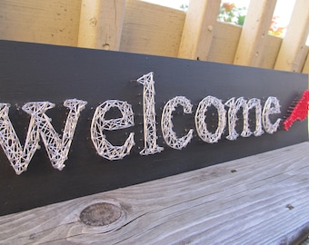 Popular items for string art signs on Etsy