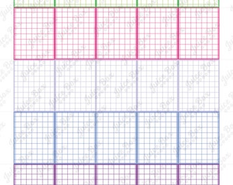 Graph paper stickers | Etsy