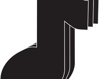 Music note cutouts | Etsy