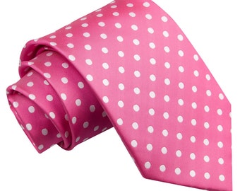 Hot pink tie | Etsy