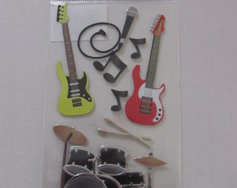 Rock band stickers | Etsy