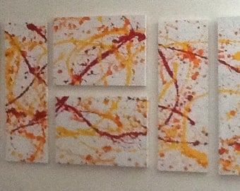 Abstract acrylic art | Etsy