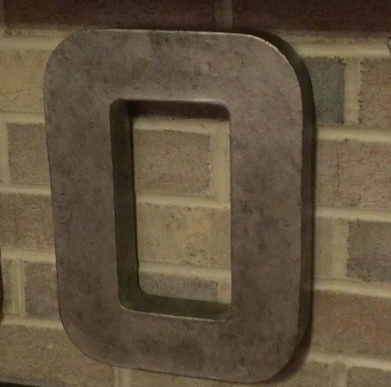 Items similar to 12 inch Faux Metal Letters on Etsy