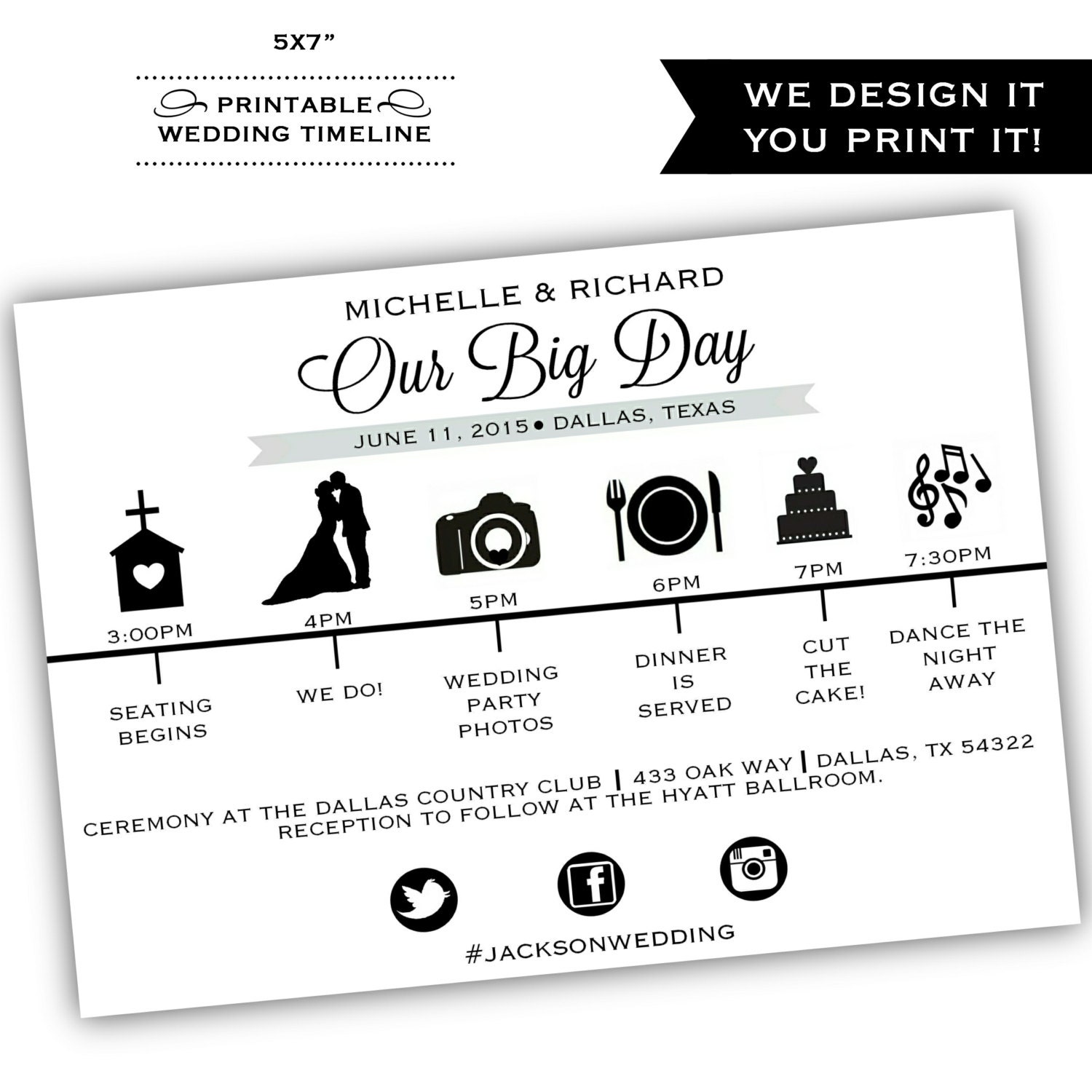 Free Wedding Day Timeline Template Word Printable Templates