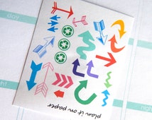 Popular items for arrow stickers on Etsy
