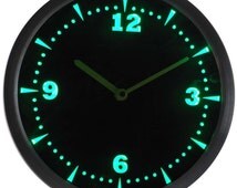 Unique illuminated clock related items | Etsy