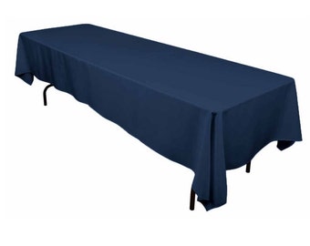 Navy tablecloth | Etsy