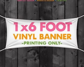 6 foot banner | Etsy