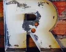 Popular items for metal letter r on Etsy