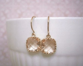 Blush earrings | Etsy