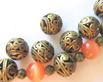 Bronze beads | Etsy