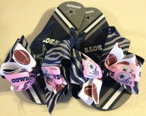 Popular items for football flip flops on Etsy