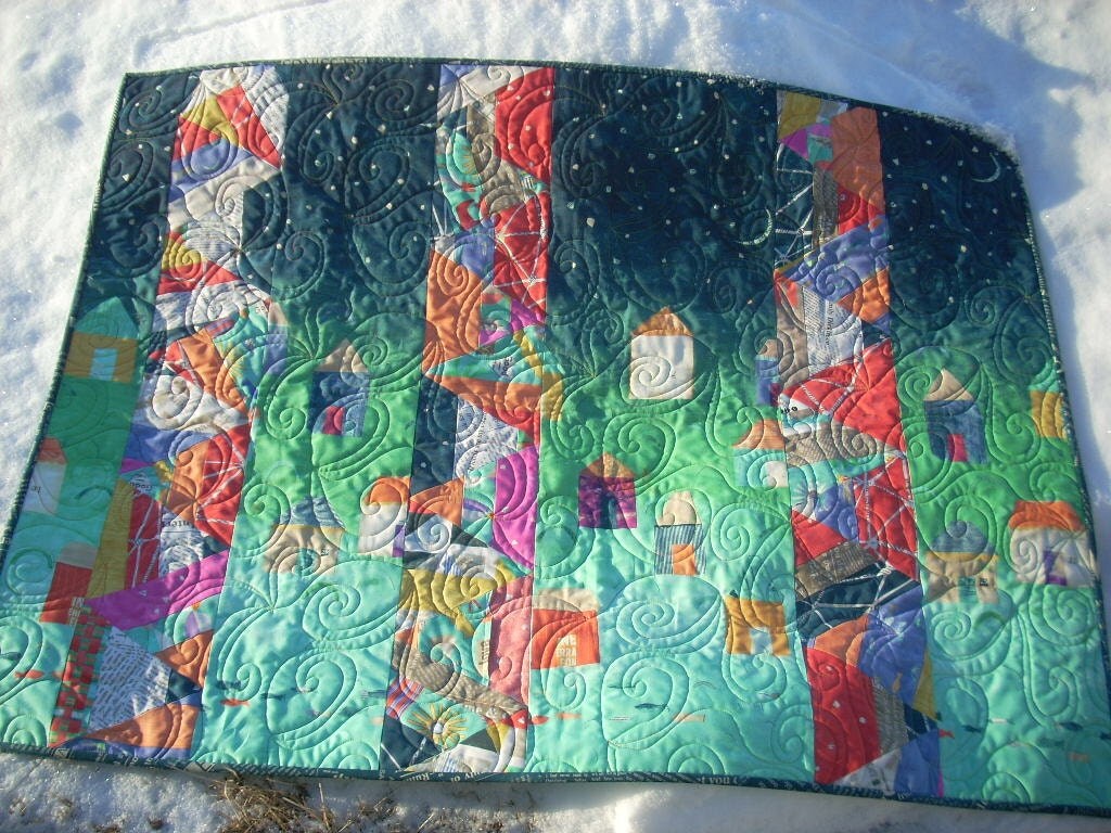 abstract story quilt pattern sheet