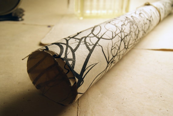 Tree Root Pattern Lotka Wrapping Paper Holiday by flowerseedpaper