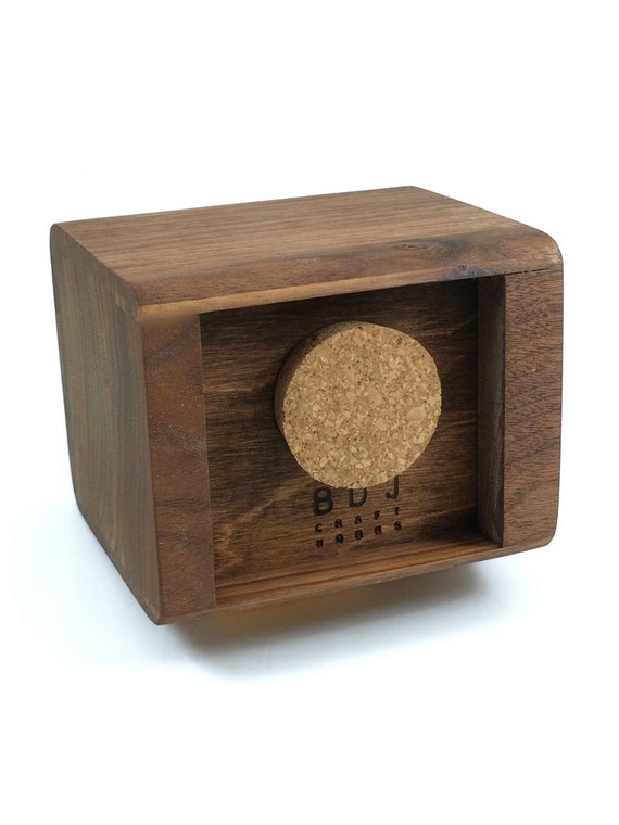 Gentleman's Coin Bank in black walnut Great 5th by bdjcraftworks