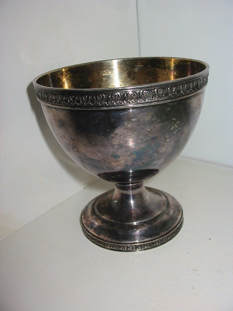 Old Pairpoint Silver Plate Compote Vintage Silverplate Candy Dish ...