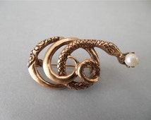 Popular items for snake pin on Etsy