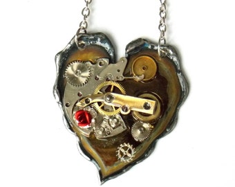 Unique Victorian steampunk and time travel by TimeMachineJewelry