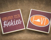 Custom Ceramic Coasters by ElegantElliephant on Etsy