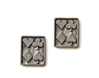 Popular items for card cufflinks on Etsy